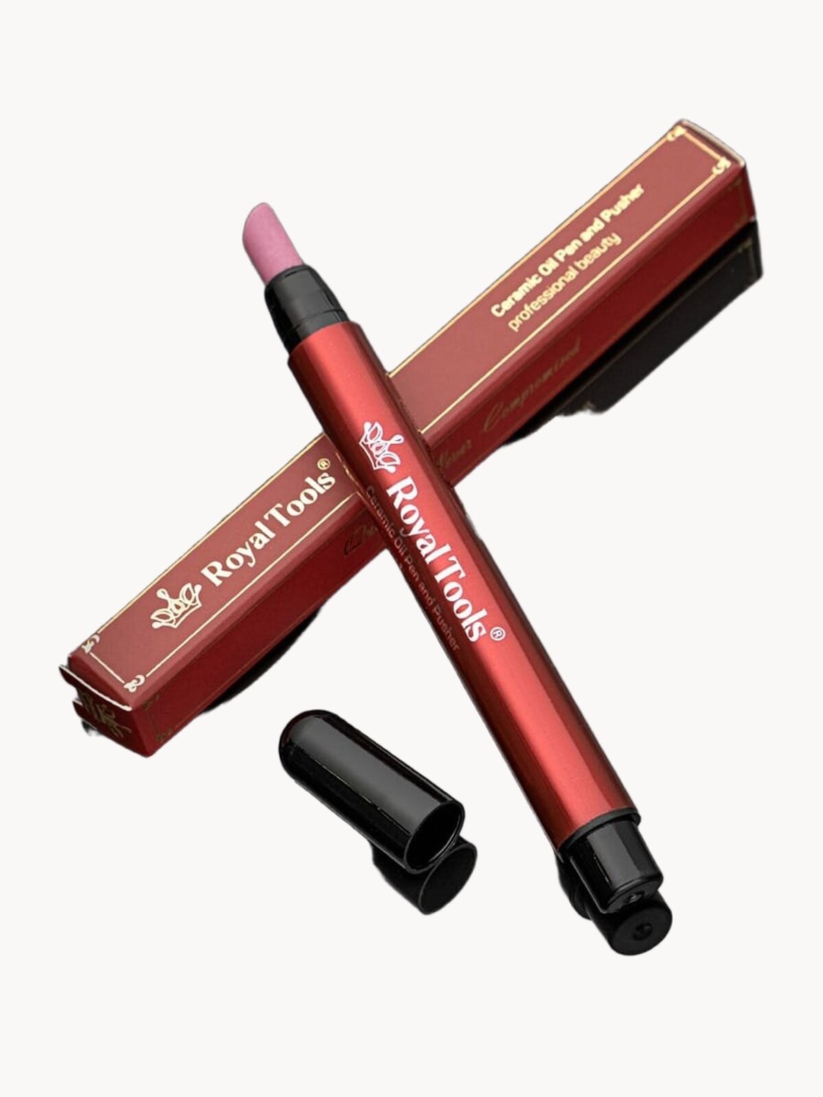 Керамический карандаш пушер Royal Tools для кутикулы с маслами