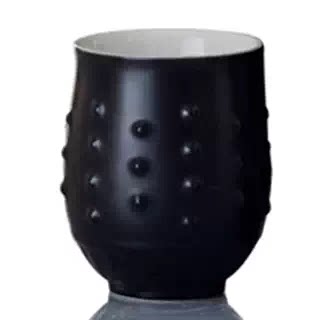 Керамическая чашка Qiantangxuan Qiankun Matte Black 150 мл с отрицательными ионами