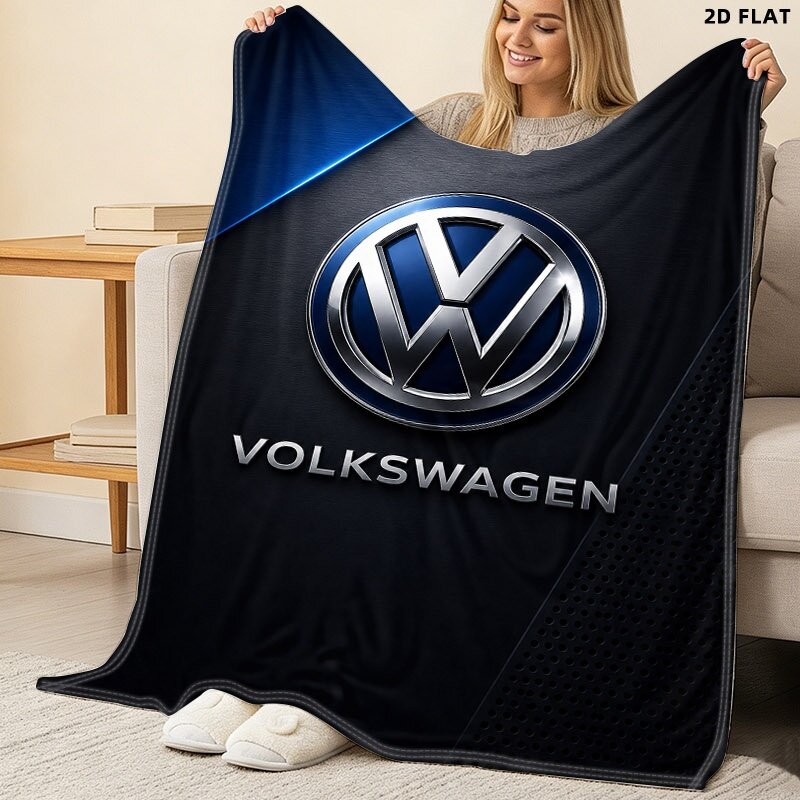 Volkswagen плед из флиса с кашемиром