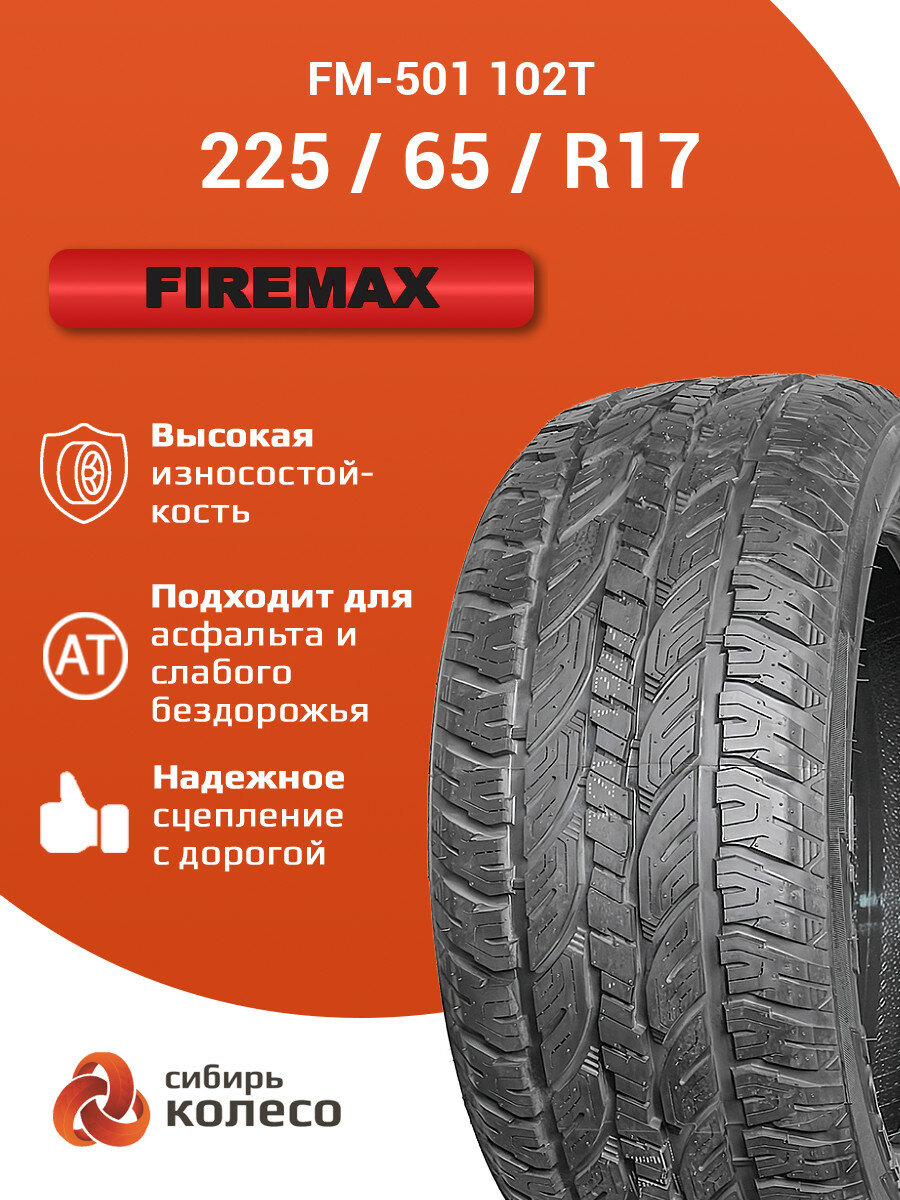 225/65R17 Firemax FM-501 102T