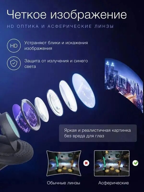 VR-очки для смартфона VR -006 белый — фото 1