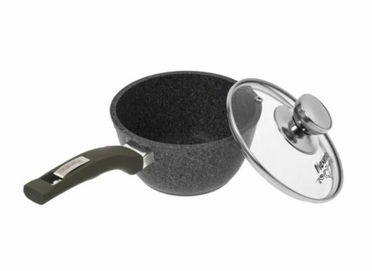 Ковш 1,2 л Мечта Premium Grey 81901, серый