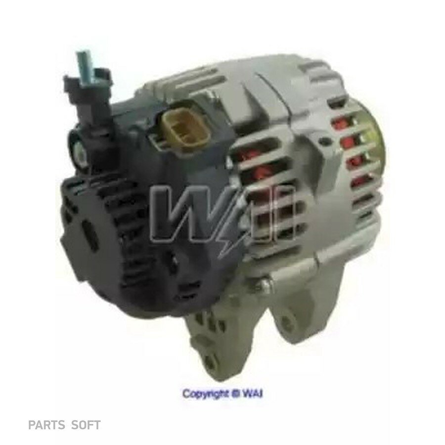 Генератор (новый) Hyundai Santa Fe 2.7L (2005) Hyundai Sonata 2.7L (2008-05) Hyundai Tiburon 2.7L от официального дистрибьютора, WAI, артикул 11188N