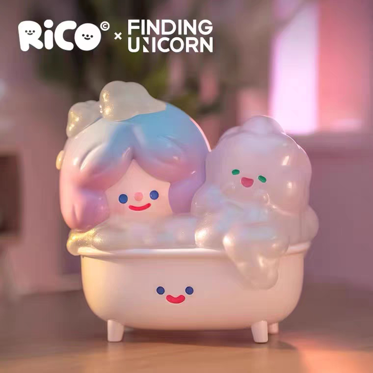 RiCO Dream Series Big Hidden Bubble Bath Blind Box Collectible Figure 10cm Display Toy Gift for Kids