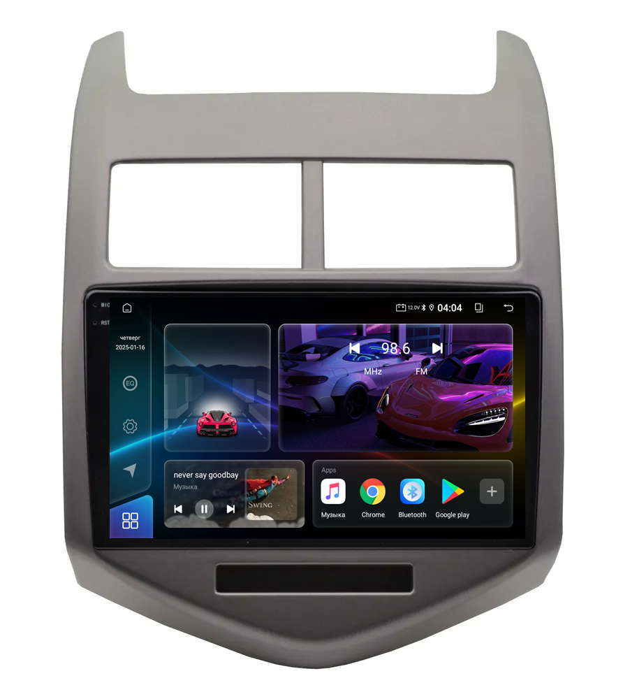 Магнитола Chevrolet Aveo 2012-2015 (8 ядер, 12/256 GB, DSP, Экран 2К 2000х1200 CARPLAY/AA) Магнитола Шевроле Авео