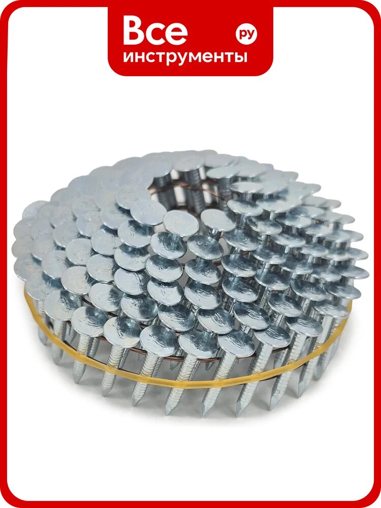 Кровельные барабанные гвозди Finka DPN 3.1x25 Ring GVZ гальваника, 3600шт DPN-3125GVZ-R
