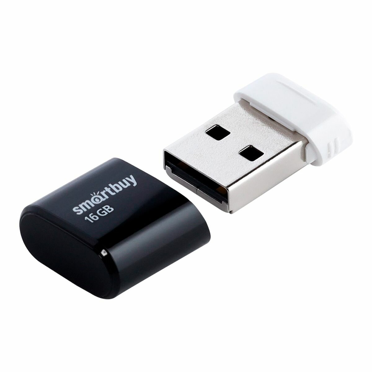 Флеш-память USB SmartBuy Lara 16Gb, USB 2.0 Flash Drive, черный (SB16GBLARA-K)