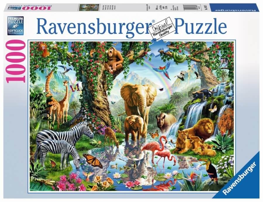 Пазл Ravensburger Приключение в джунглях, 1000 элементов