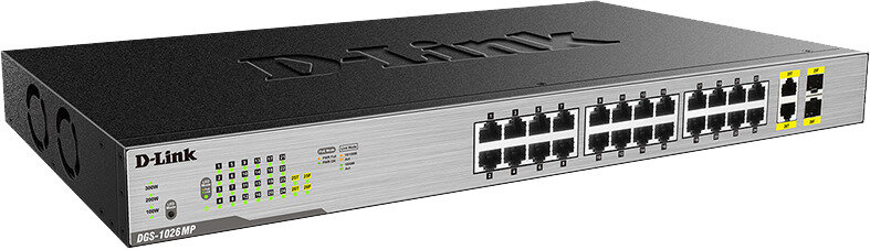 Коммутатор D-Link DGS-1026MP/A1A 24G