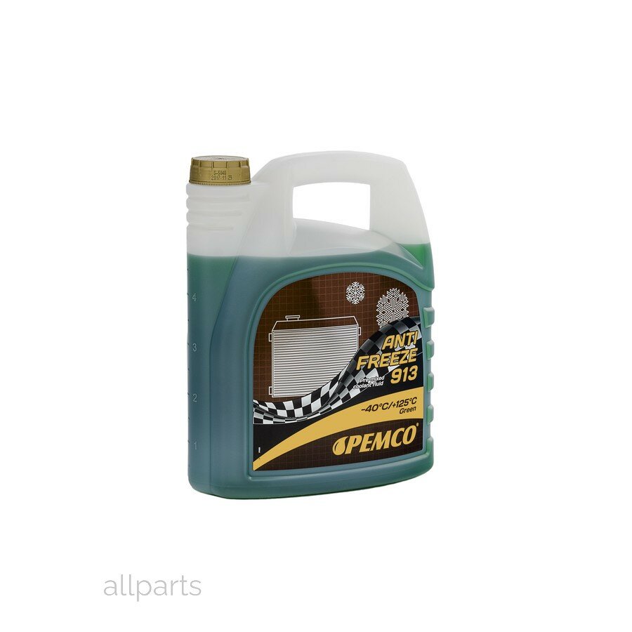 PEMCO PM09135 Антифриз зелёный. 5л PEMCO Antifreeze 913 (-40) G11 TL 774-C MB 325.0/325.2 V