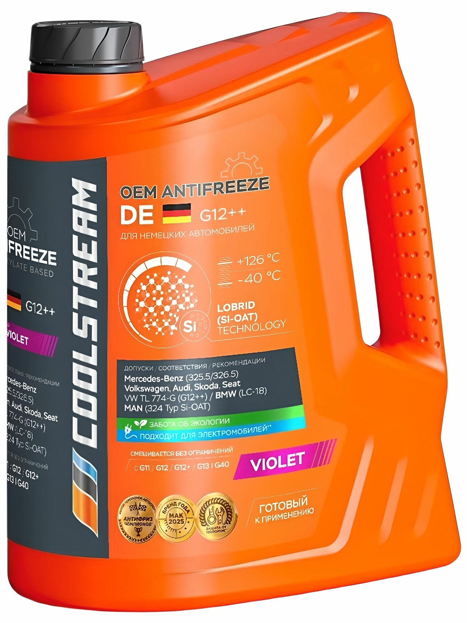 CoolStream DE Фиолетовый 5кг Антифриз