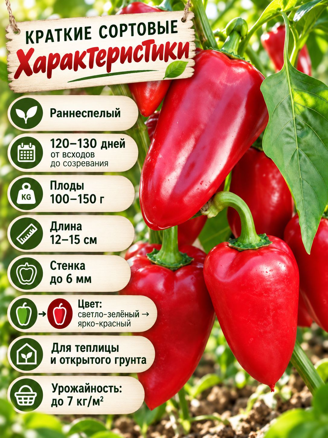 Семена перца Пилот — фото 1