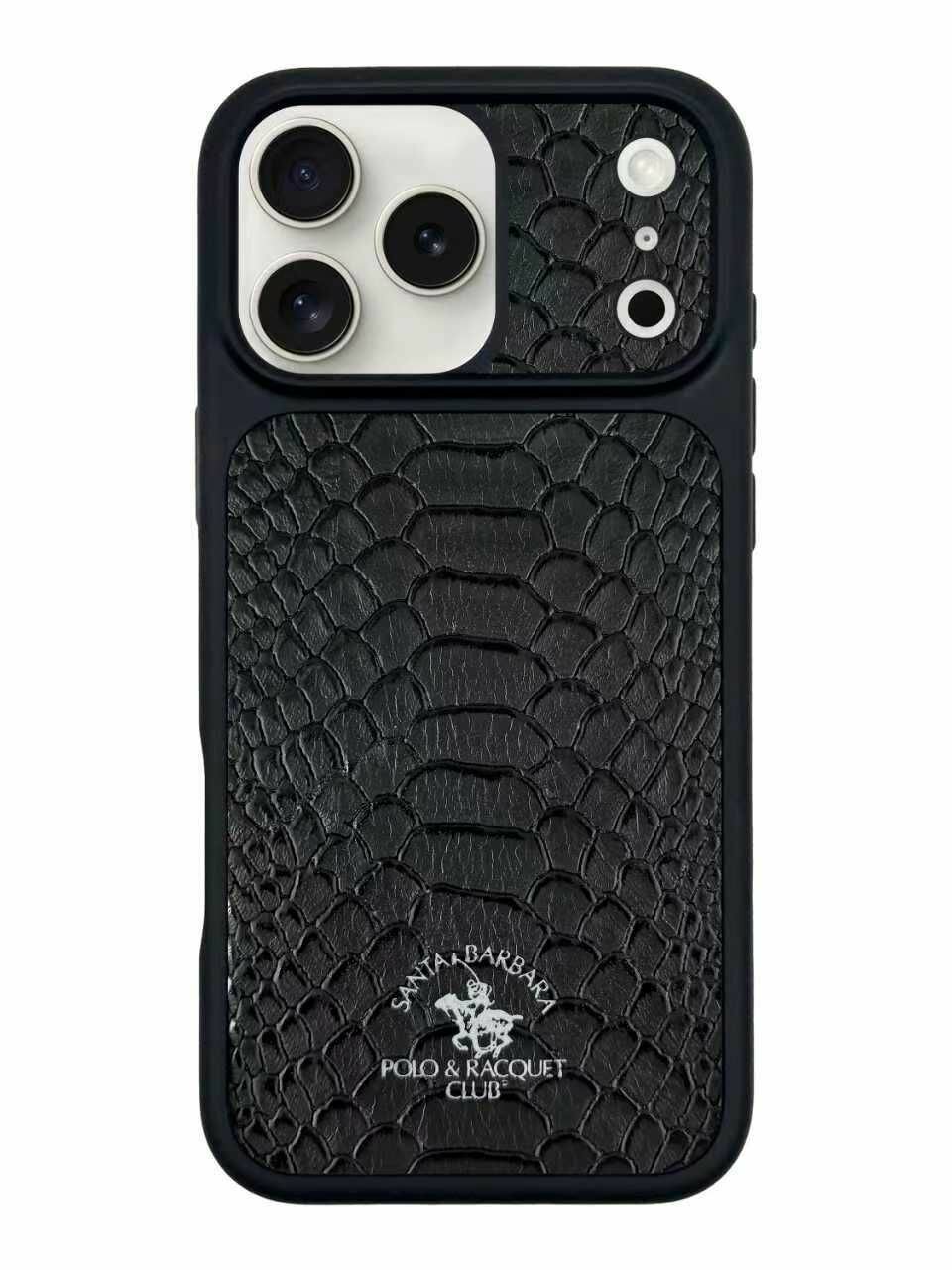 Чехол на iPhone 17 Pro Max с MagSafe, Santa Barbara Polo & Racquet Club, черный