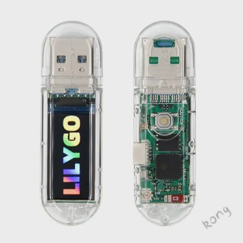 LILYGO T-Dongle-S3 0,96-дюймовый ЖК-дисплей Поддержка WiFi Bluetoothcm
