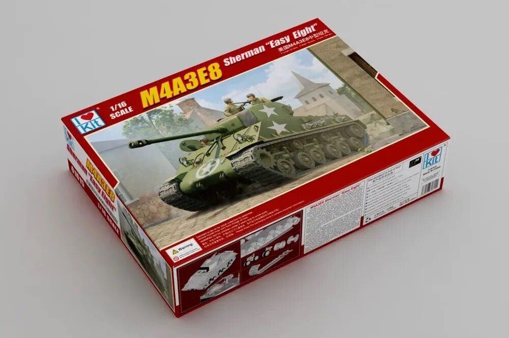 Trumpeter 61615 1/16 Американский средний танк M4A3E8 Sherman Easy Eight - Сборная модель