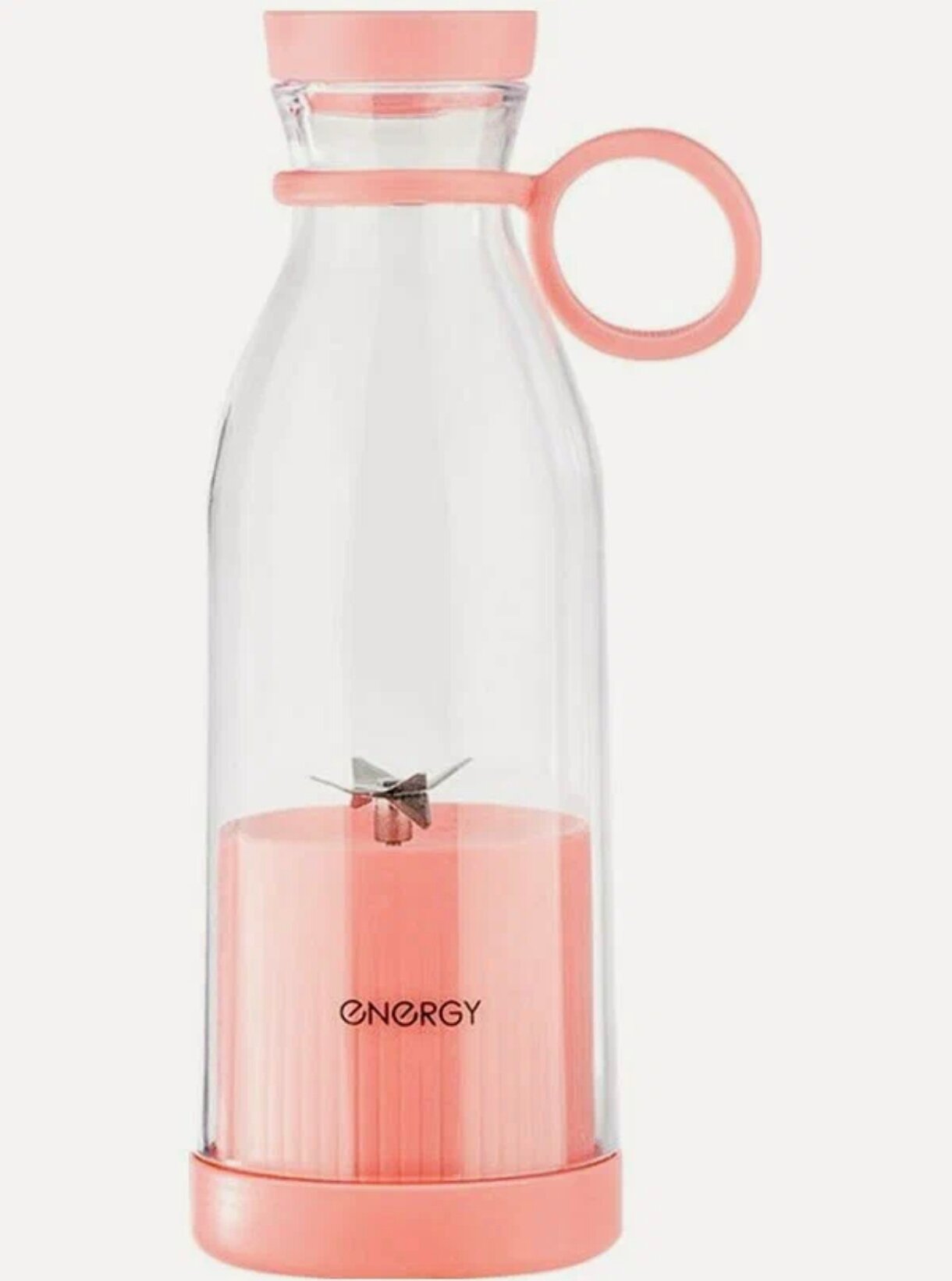 Портативный блендер Mini Juice, розовый