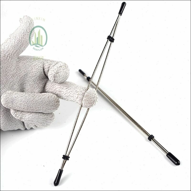 Регулируемый зажим для сосков со стальными стержнями БДСМ-игра с сосками и клитором Секс-игрушки