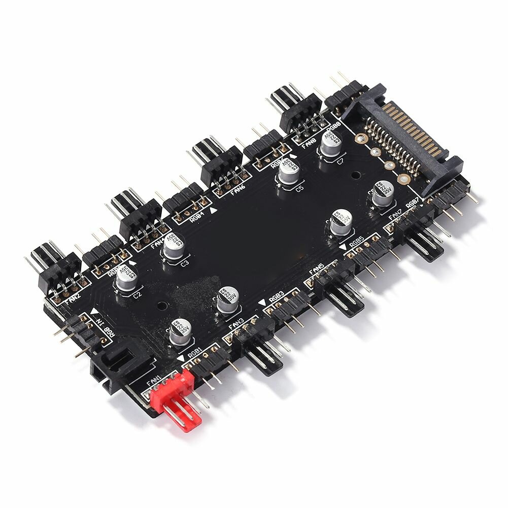 RGB- и вентиляторный хаб с PWM-регулированием скорости и поддержкой ARGB-синхронизации