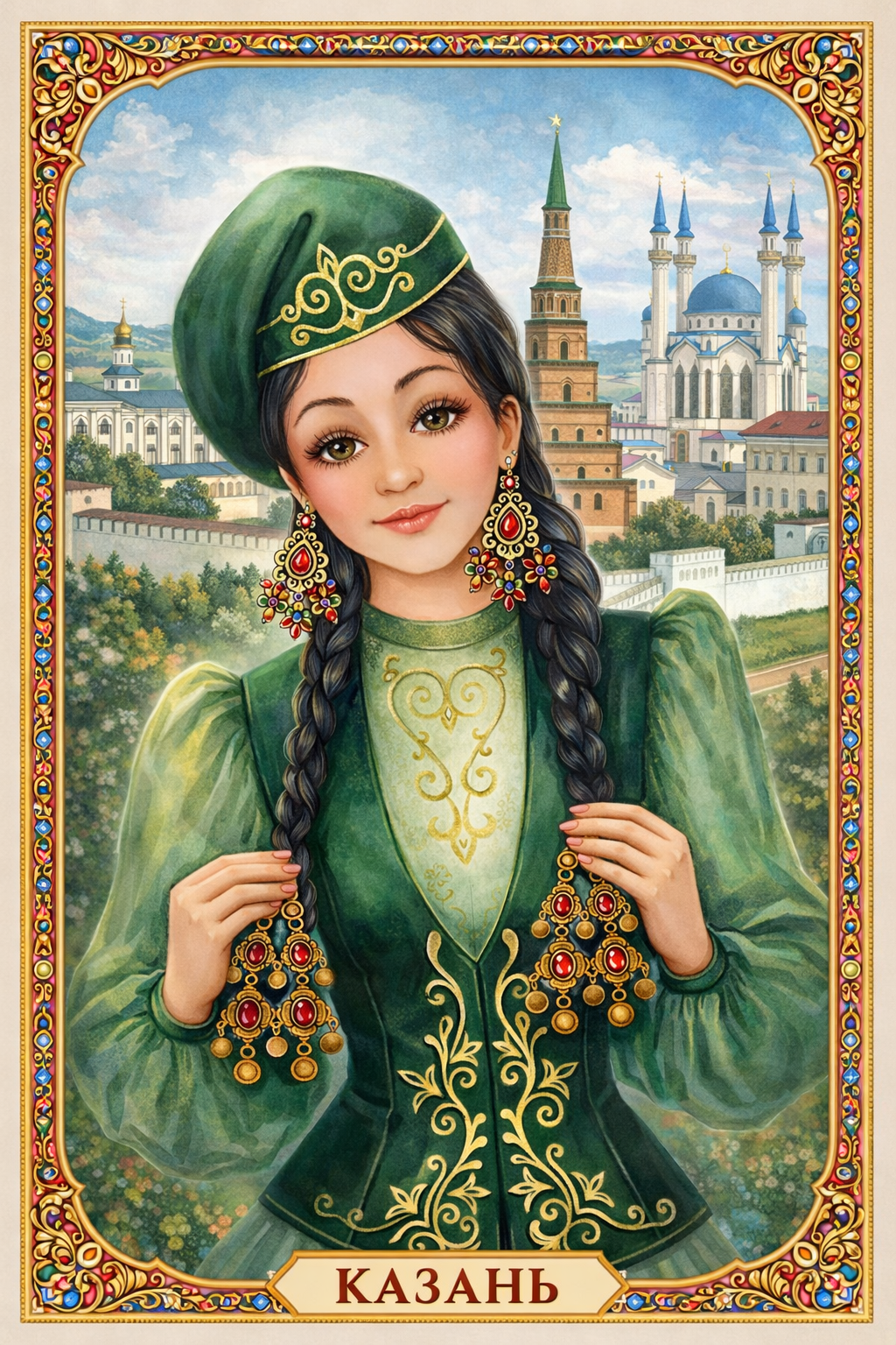 Открытка Татарочка — фото 1