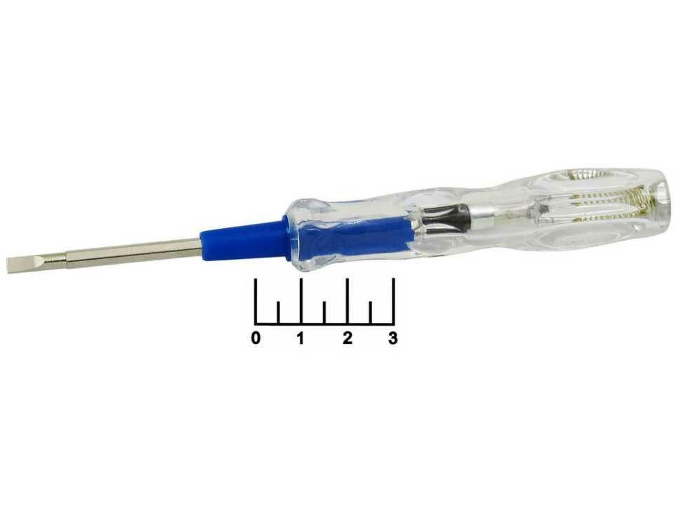 Отвертка индикаторная двухсторонняя 100-500V 150мм NO3303