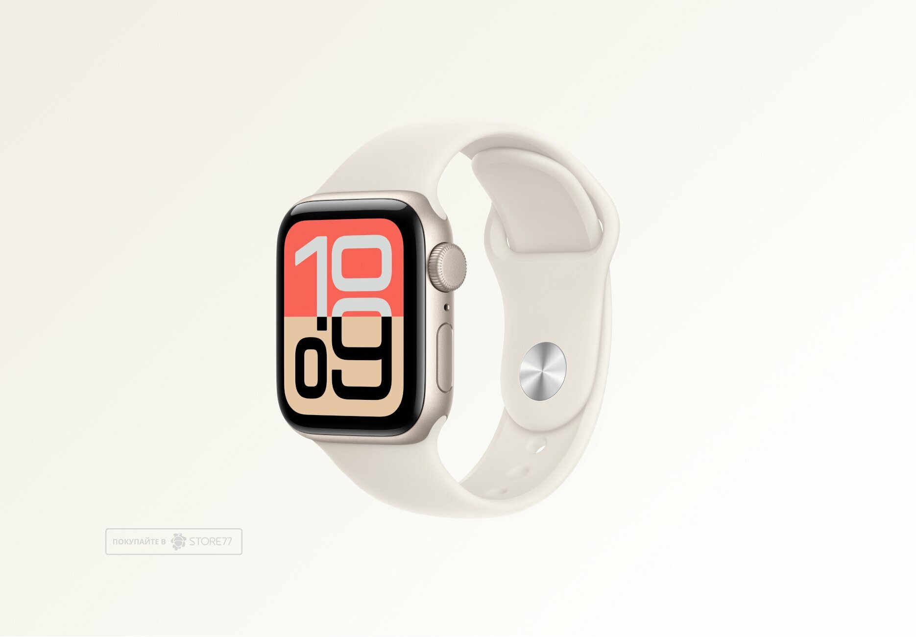 Часы Apple Watch SE Gen 3 2025 44mm Starlight Sport Band M/L