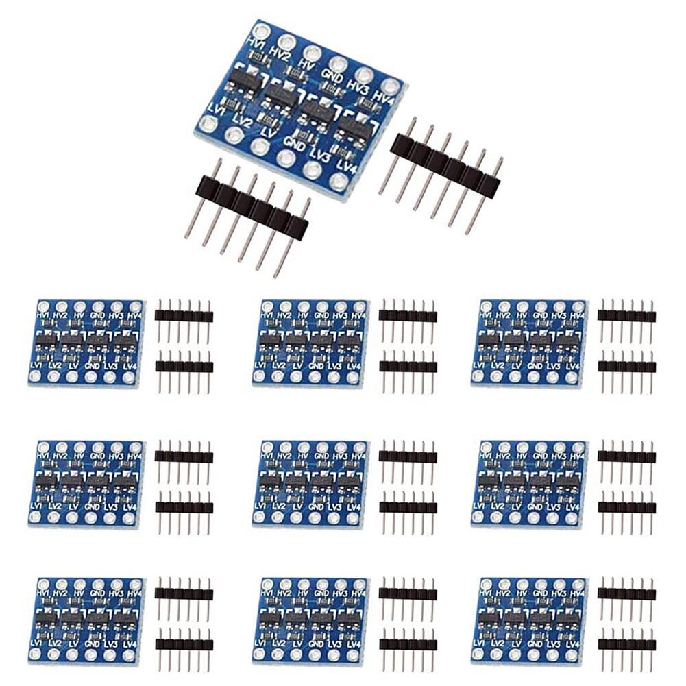 10 шт. 4-канальный преобразователь логического уровня IIC I2C, двунаправленный модуль
