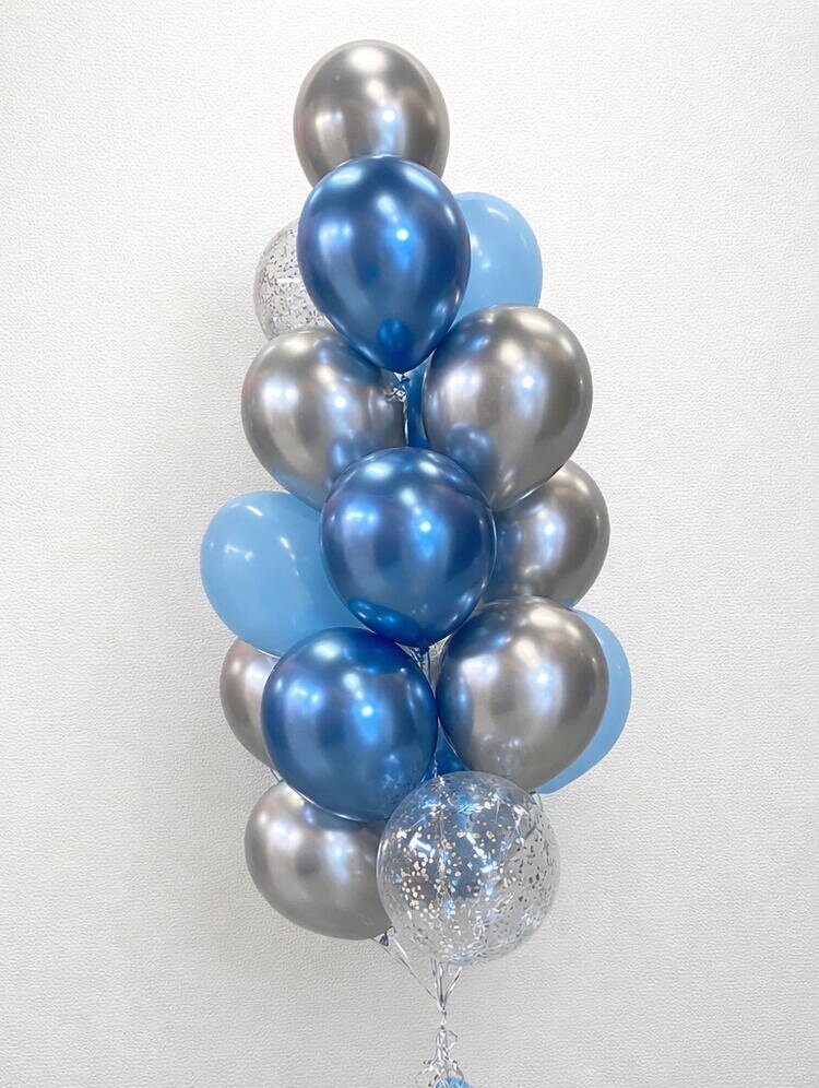 Воздушные шары с гелием в связке 20 шт