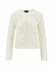 Кардиган EMPORIO ARMANI Macramé buttoned cardigan, размер 44, белый