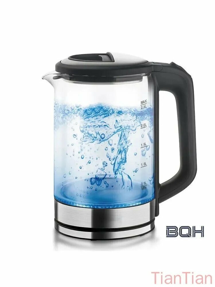 Электрический чайник Wi-Fi IQ Home PWK 1725CGLD, серебристый