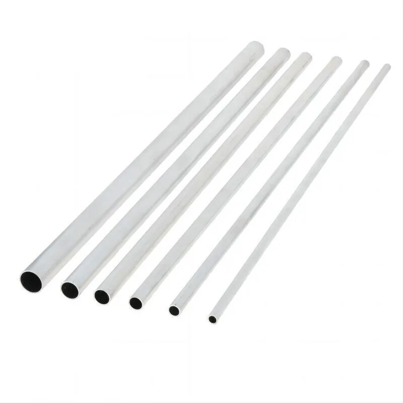 FUYI Трубка из алюминиевого сплава 3x1x300мм, толщина стенки 1 ммтонкостенные круглые алюминиевые трубы, внешний диаметр 3 мм, внутренний диаметр 1 мм, длина 300 мм