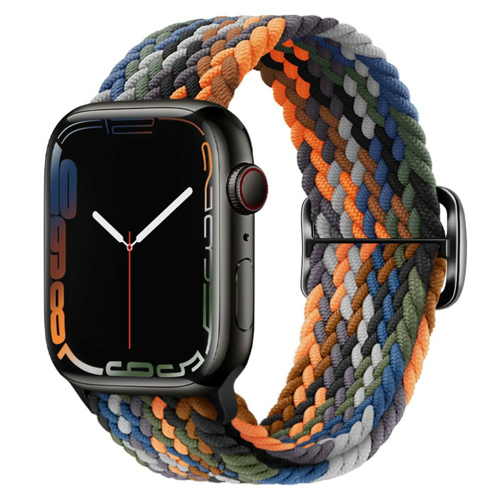 Ремешок Solo MyPads для Apple Watch регулируемый эластичный совместимый с Ultra и сериями 8, 7, 6, 5, 4, SE