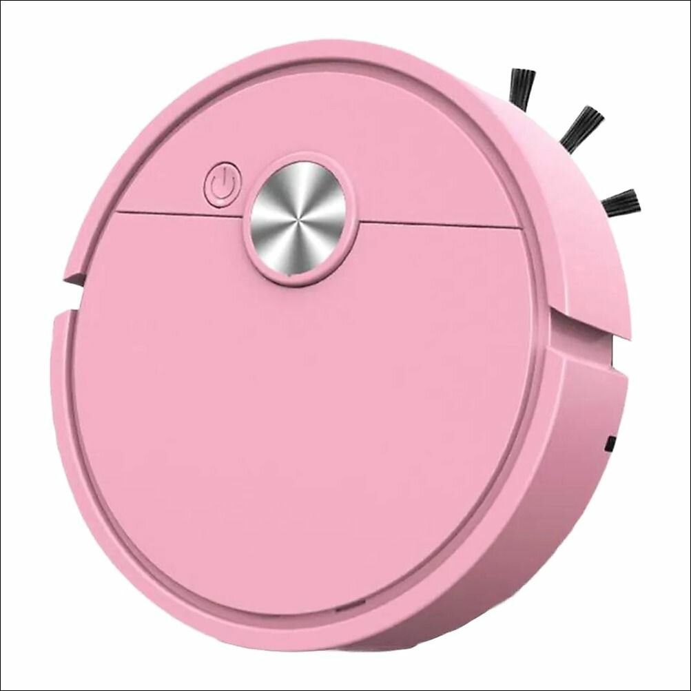 Робот-пылесос 3 в 1 для подметания и влажной уборки полов smart sweeping robot (Розовый)