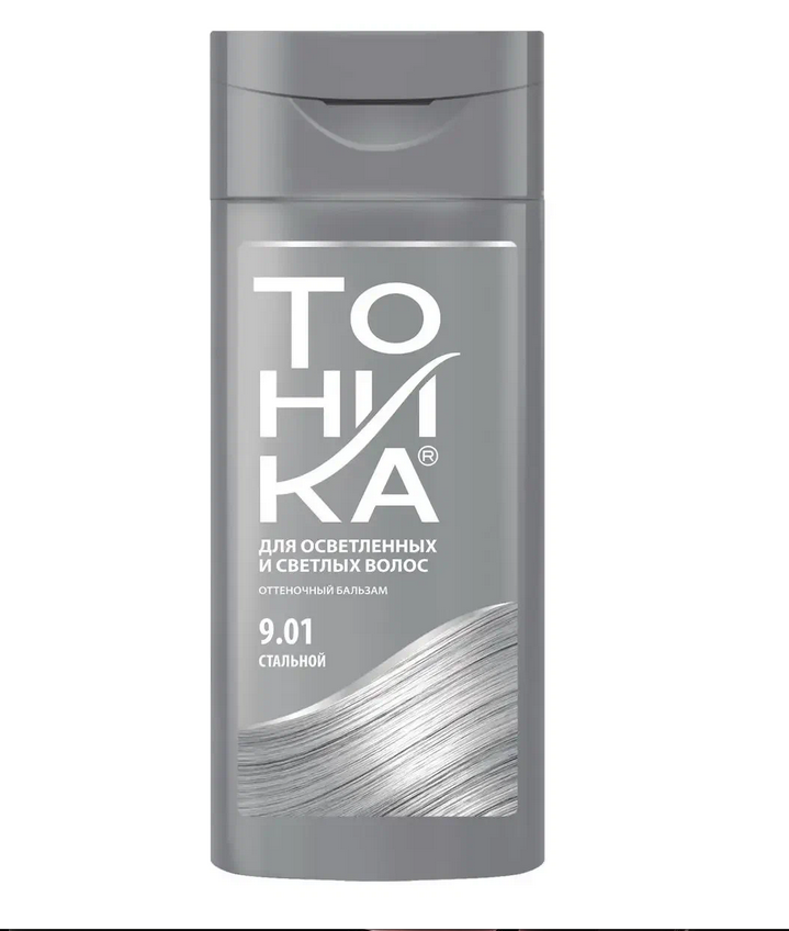 Бальзам Тоника для волос оттеночный 9.01 Стальной, 150 мл.