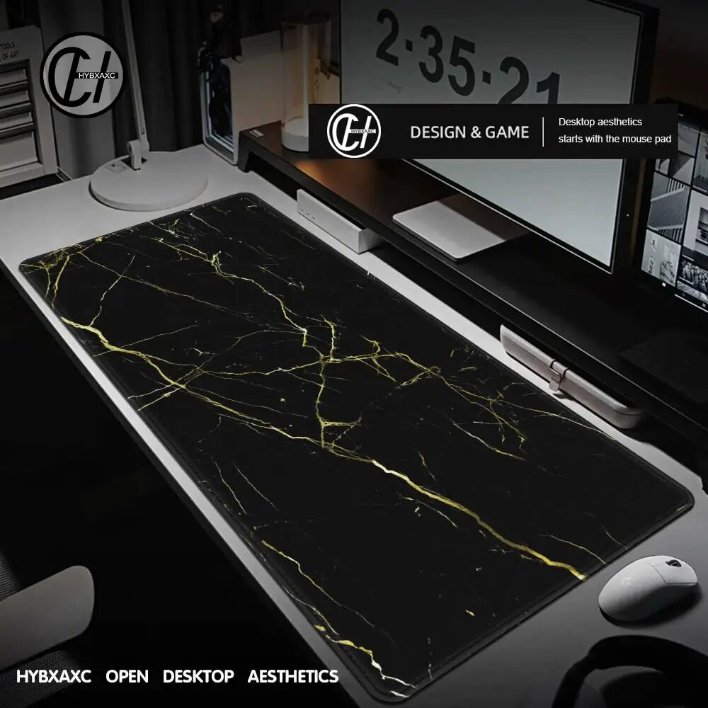 1200x600 черный, серый мраморный узор, большой коврик для мыши, геймерская компьютерная клавиатура, нескользящий резиновый настольный коврик, аксессуар для игрового стола для ноутбука