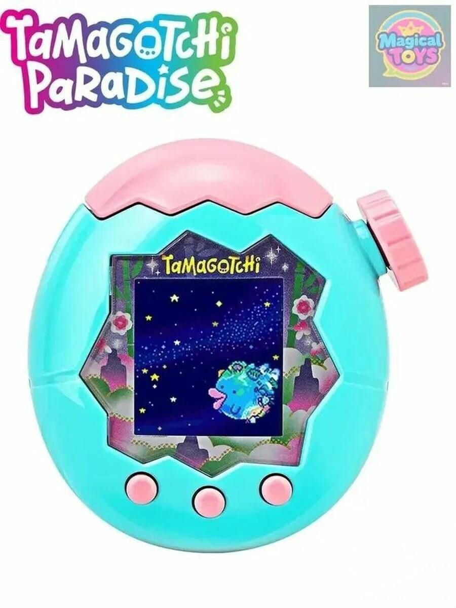 Виртуальный питомец Tamagotchi Paradise, Нефритовый лес, меню на английском языке