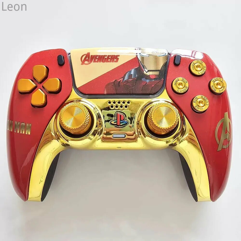 Кастомный геймпад PS5! TMR магнитные джойстики и крутой дизайн поЖелезный человек