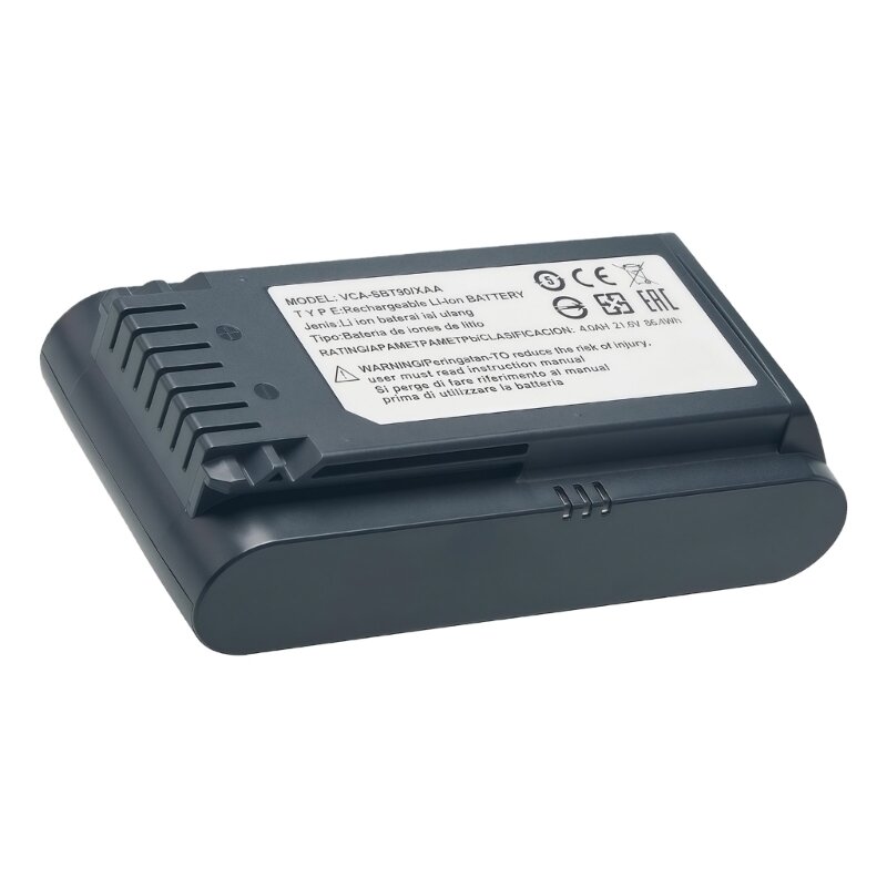 Высокопроизводительный сменный аккумулятор Идеально подходит для ручных пылесосов Время работы до 60 минут Подходит для нескольких моделей