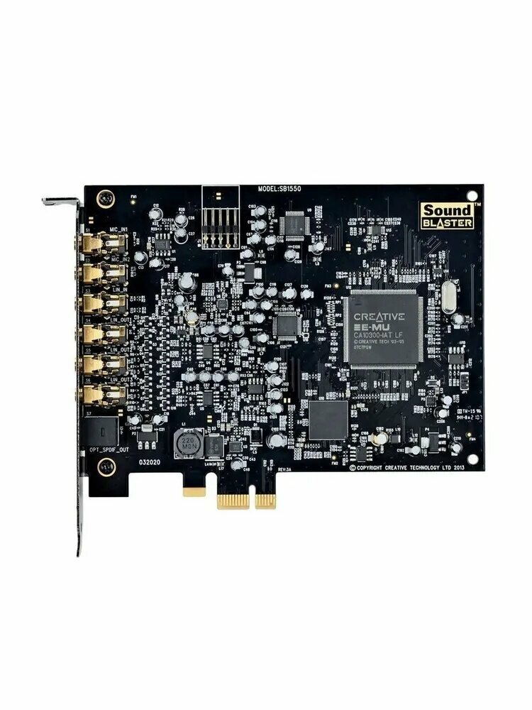 Creative Sound Blaster Audigy RX звуковая карта для ПК с поддержкой 7.1