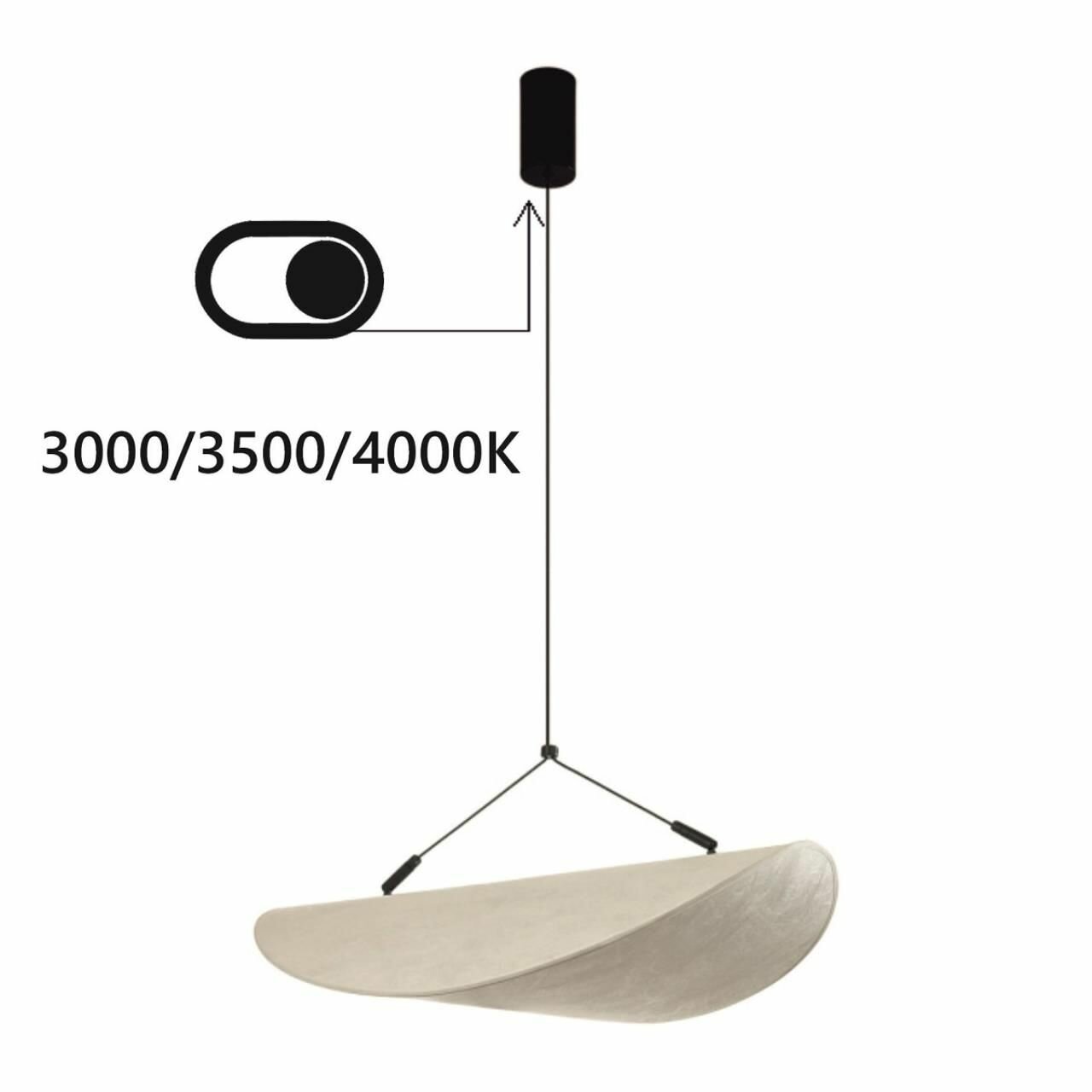 Светильник потолочный светодиодный ODEON LIGHT 7067/30L SILK, 20Вт, 3000/3500/4000К
