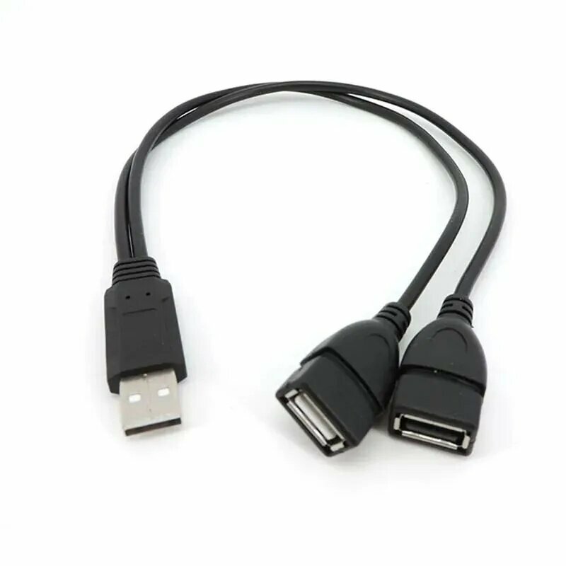 Разветвитель USB 2.0 (1 M для 2 F) для зарядки и передачи данных