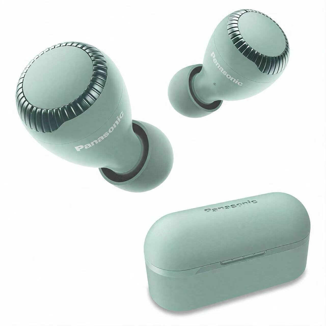 Panasonic RZ-S300W Настоящие беспроводные Bluetooth-наушники, водонепроницаемые, поддержка Alexa, стереозвук, зелёные