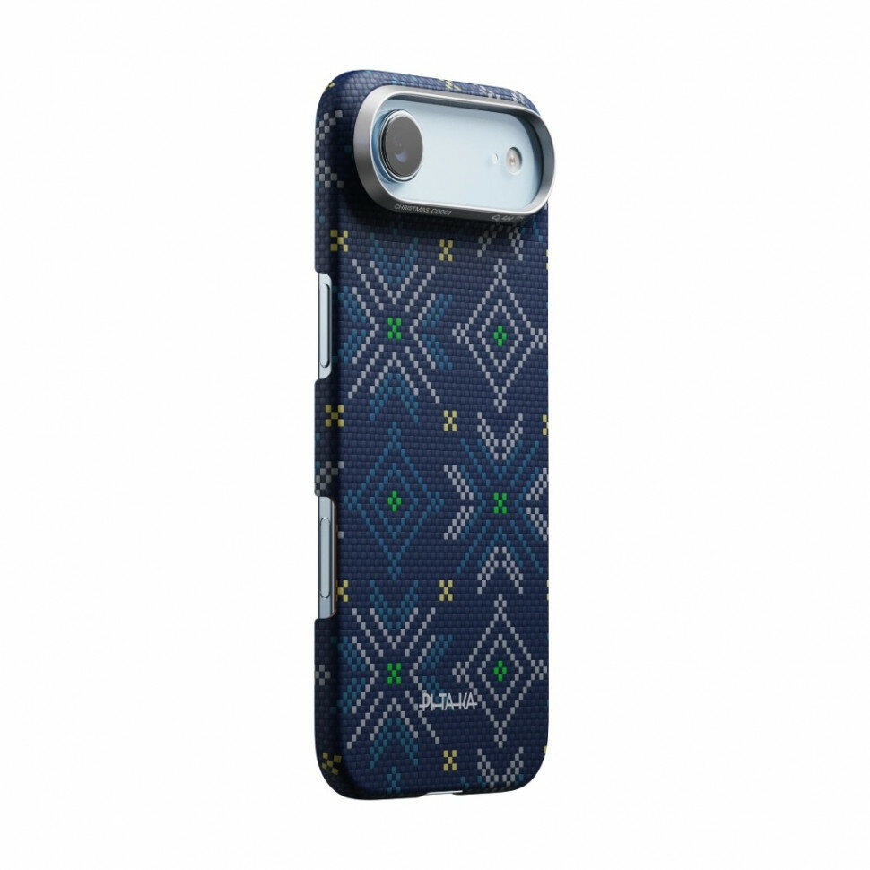 Чехол PITAKA Ultra-Slim Case для iPhone Air - Threads of Winter Navy