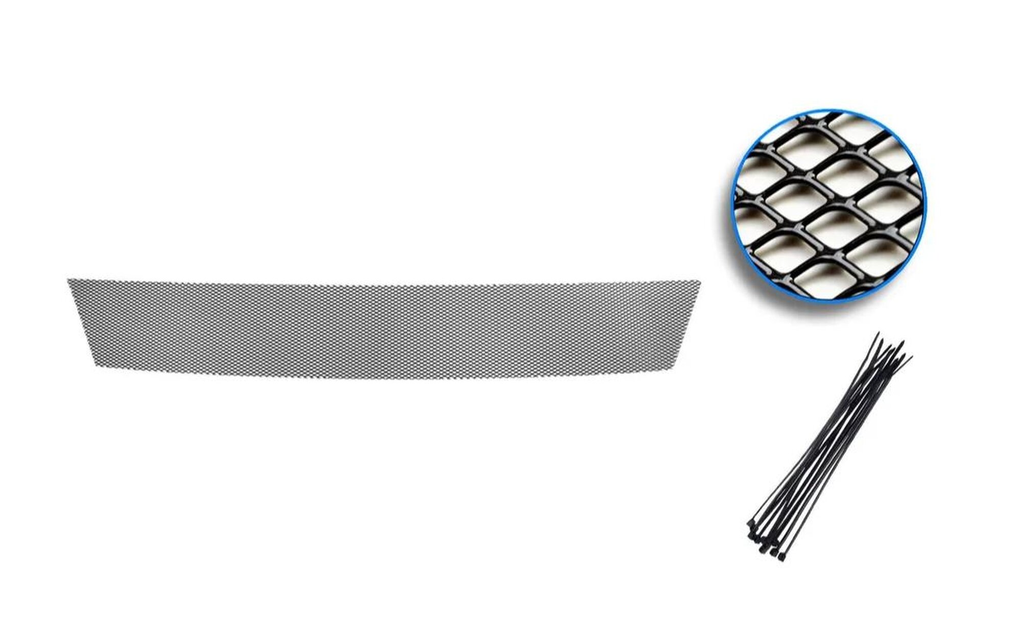 Защитная сетка радиатора для RENAULT MEGANE 2012-2014 (III рестайлинг), низ, 1шт