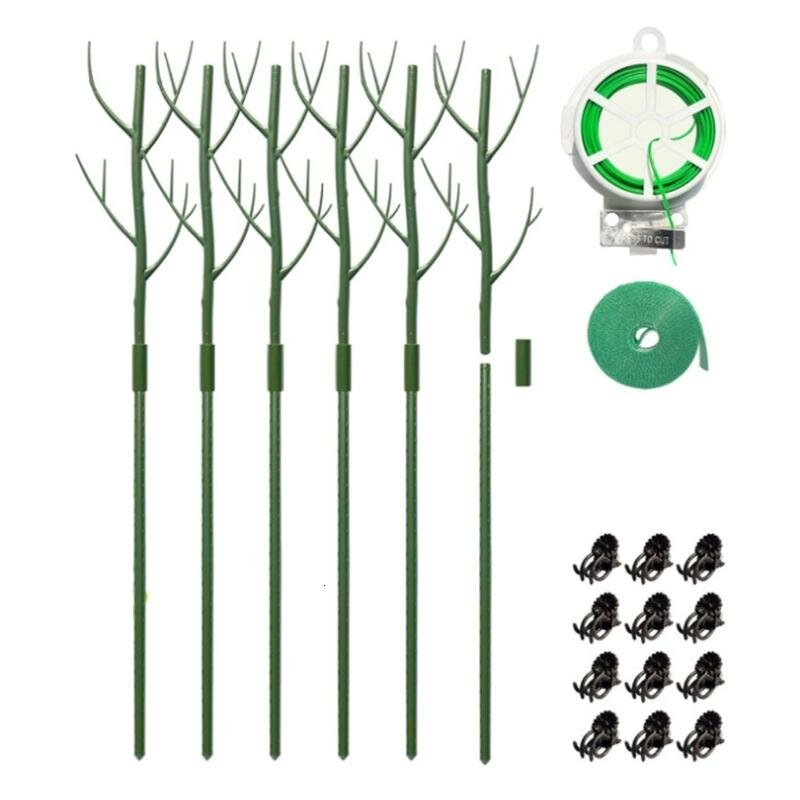 Опоры для растений с мхом, набор из 6 упаковок