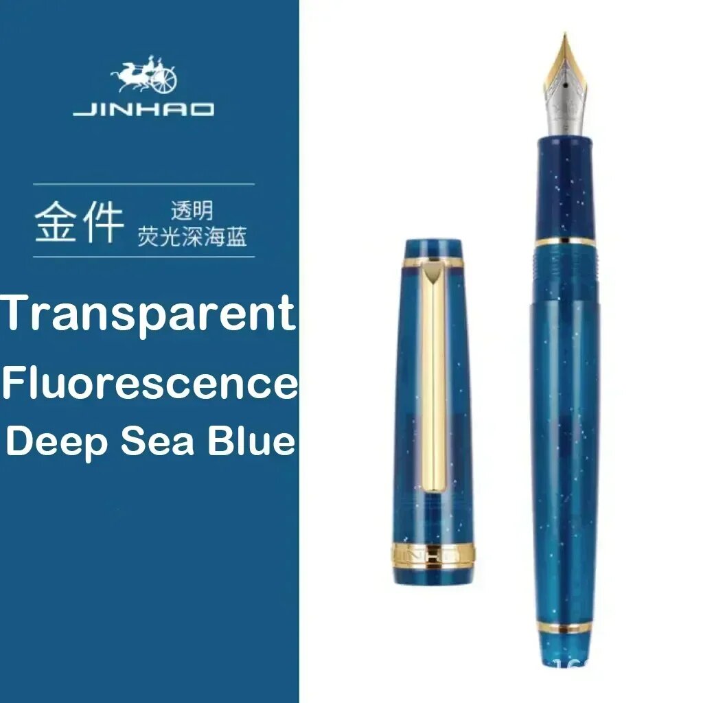 Jinhao 82 перьевая ручка акриловая EF/F/M/изогнутое перо