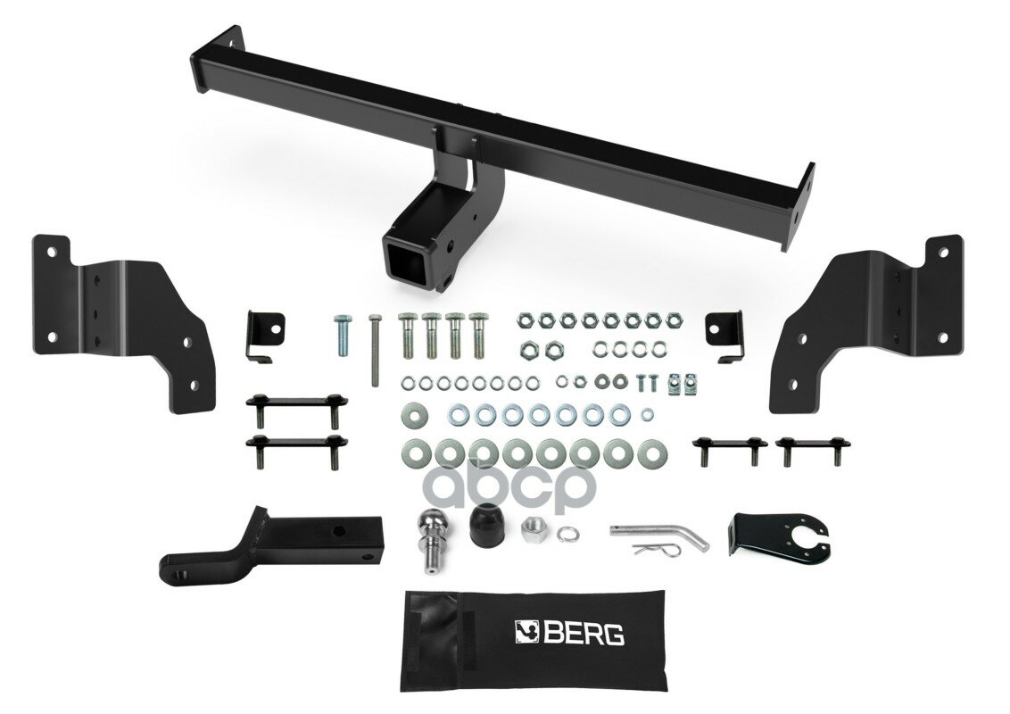 Фаркоп Geely Cityray 2024- Тип шара: E. Нагрузки: 1000/75 кг BERG арт. F.1918.002