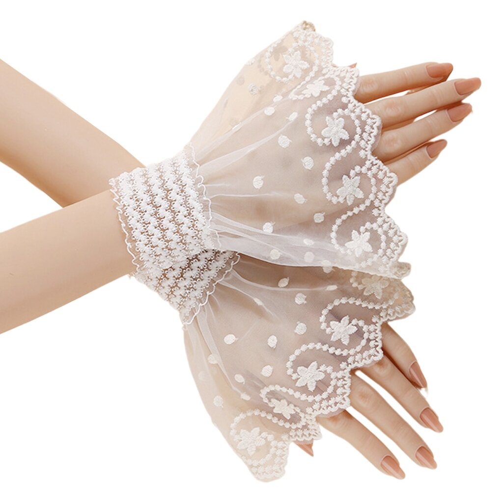 Ткань тумаков запястья фотографии ногтей легкая чистая с элегантным кружевным мотивом