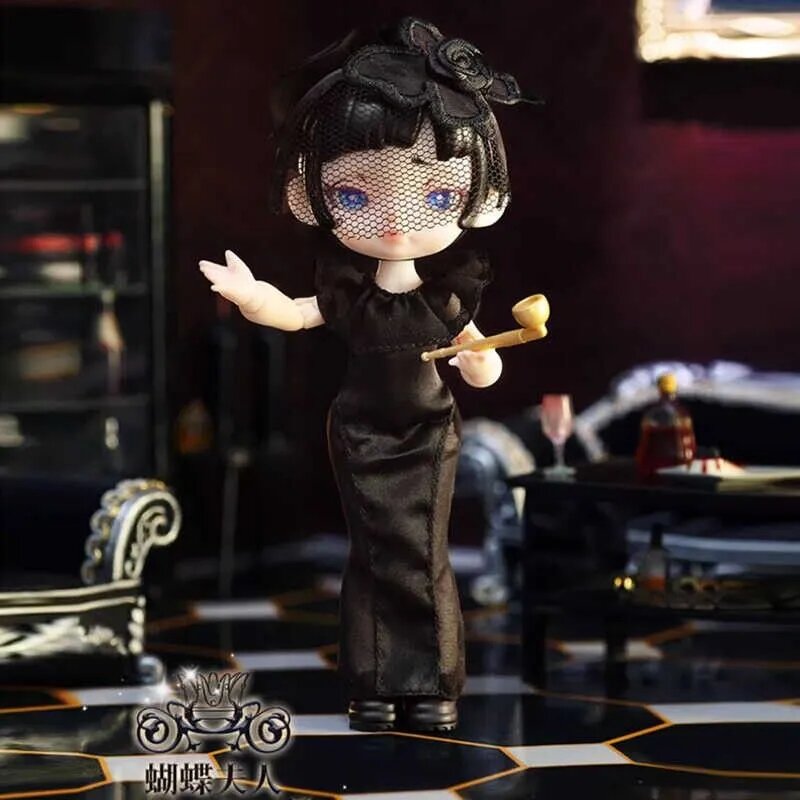 TOYCITY Кукла BJD 1/12 , Серия "Черно-белый спектр", blind box