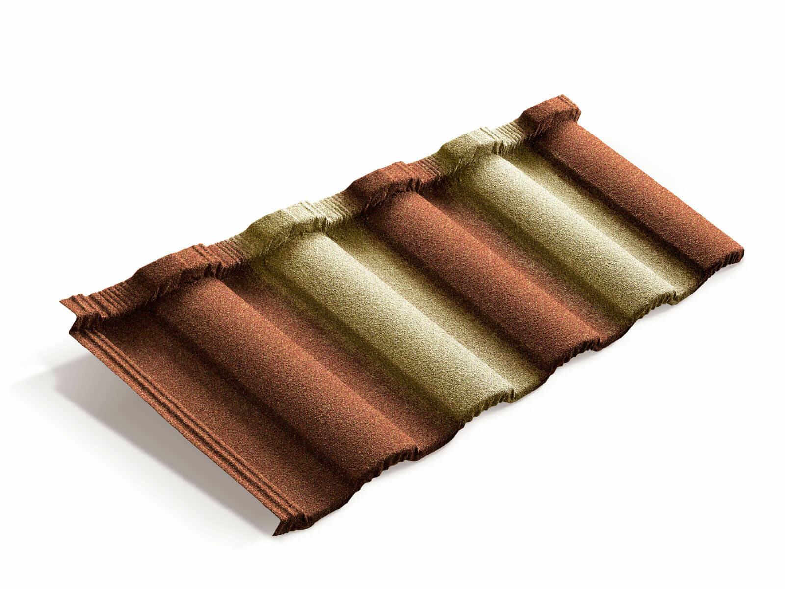 Лист MetroRoman Metrotile, композитная черепица , цвет терракотово-желтый , 1шт