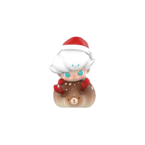 POP MART DIMOO Рождественская коллекция 2020, Загадочные боксы, green, Confirmed-Santa Claus (Open)